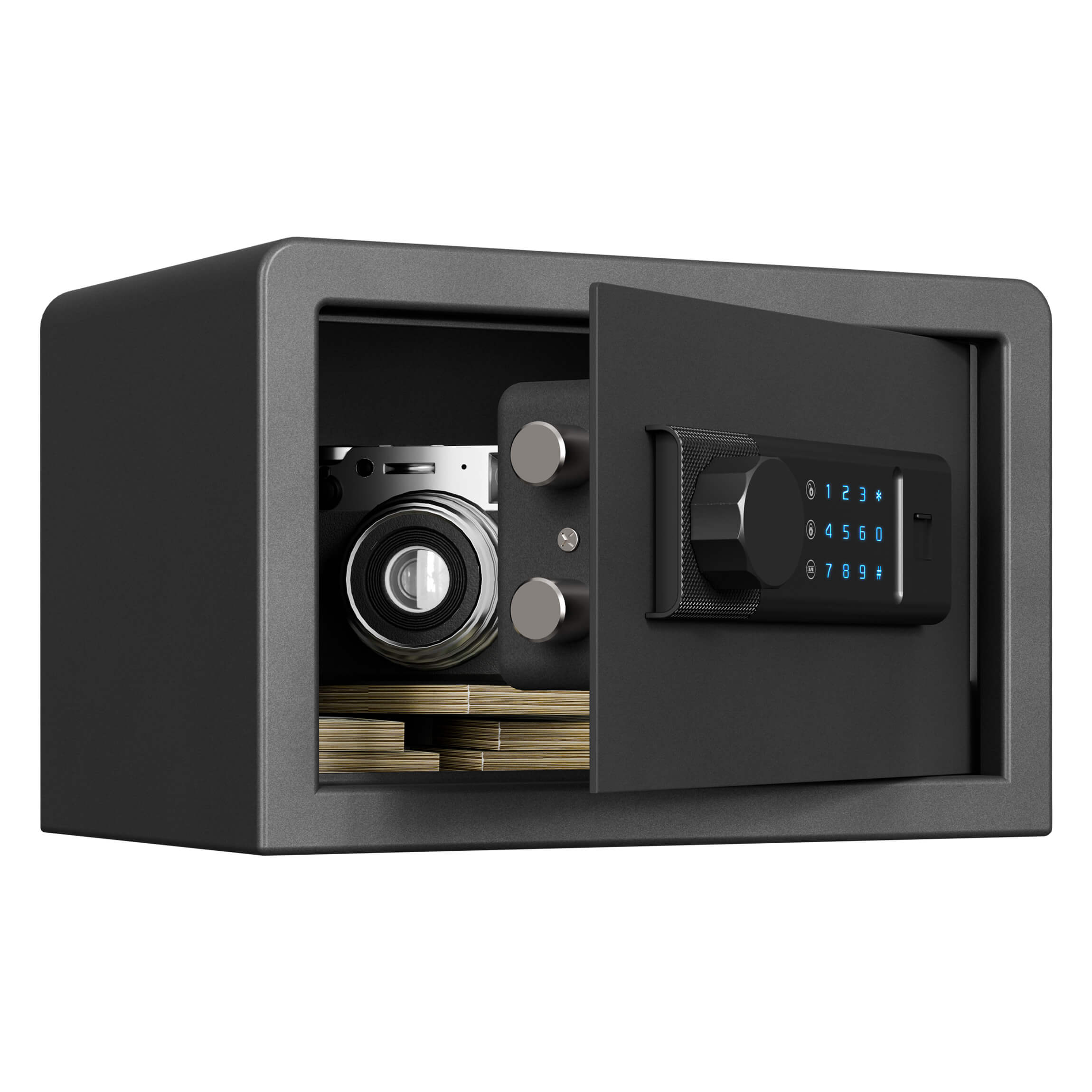 Biometric Home Safe with Fingerprint Digital Lock for Cash & Jewelry ...