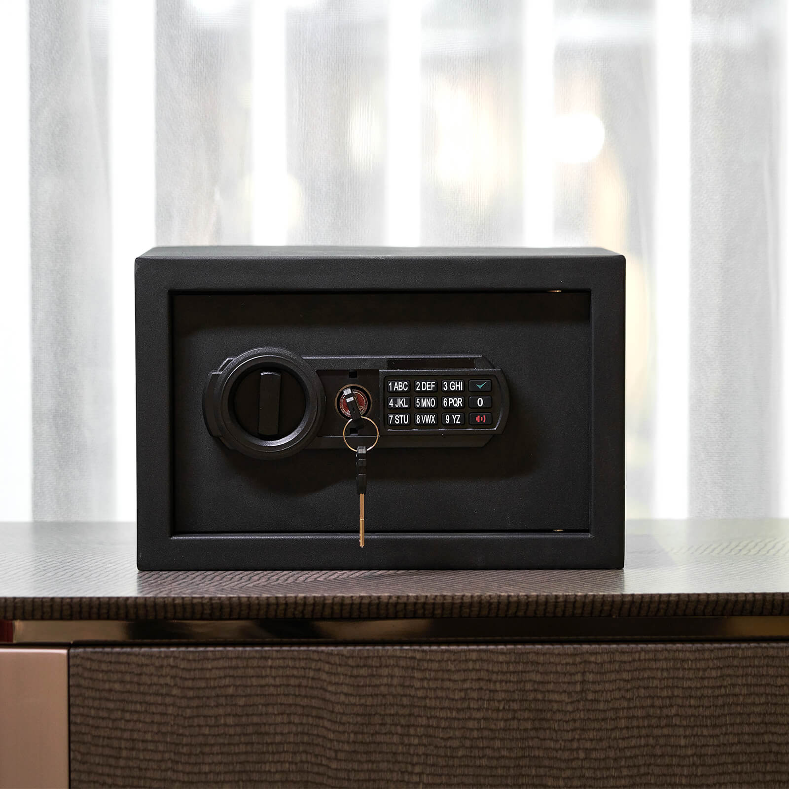 RPNB Compact Steel Lock Box With Electronic Combination Keypad-Digital ...