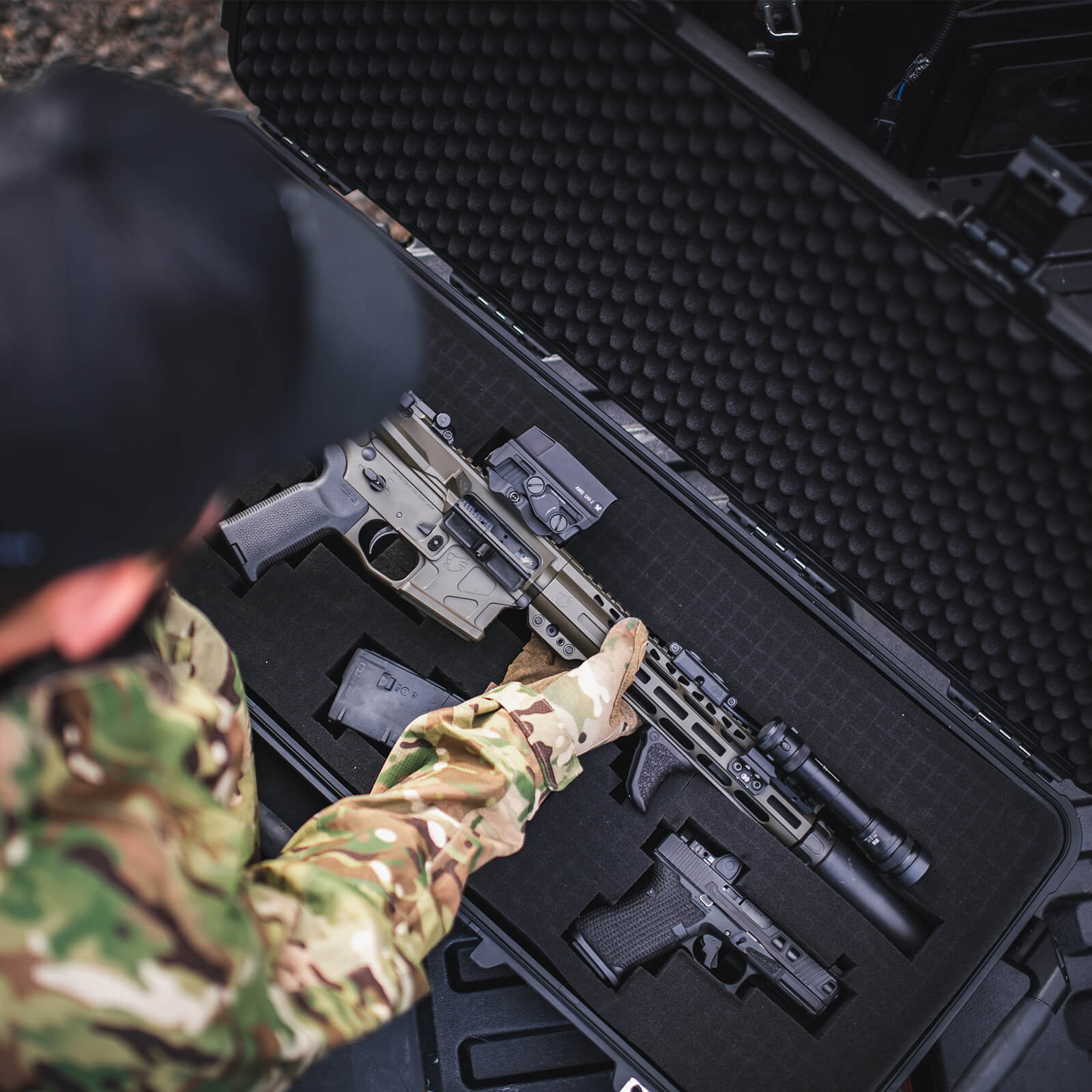 RPNB Weatherproof Protective Case With Customizable Foam Insert, Premi